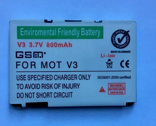 Genuine Original GSM Battery For V3 800mAh 3.7V | eBay UK