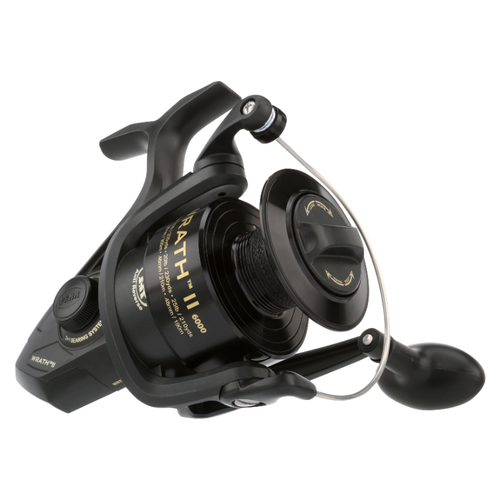 PENN Wrath II 6000 Size Spinning Fishing Reel Graphite Body and Rotor ...
