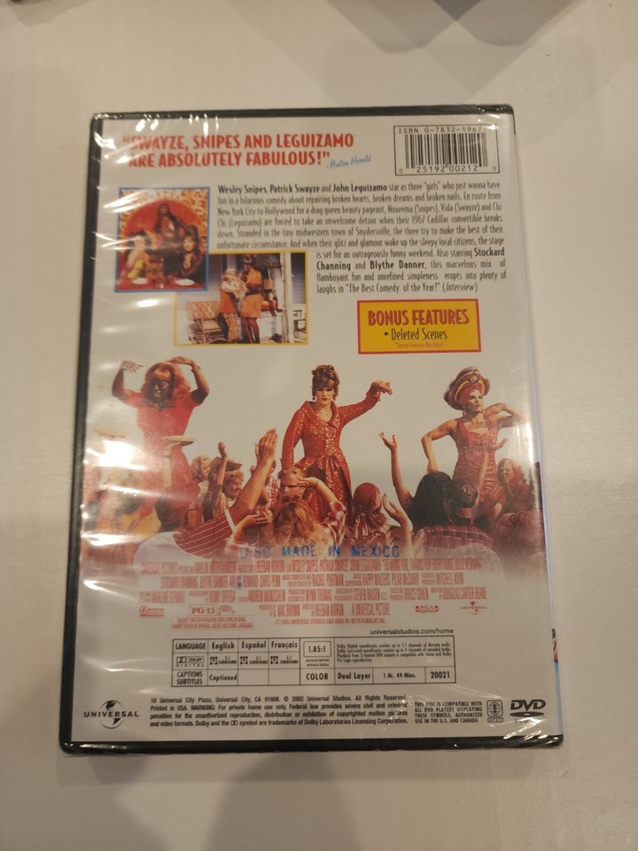 To Wong Foo, Thanks for Everything! Julie Newmar DVD Wesley Snipes NEW ...
