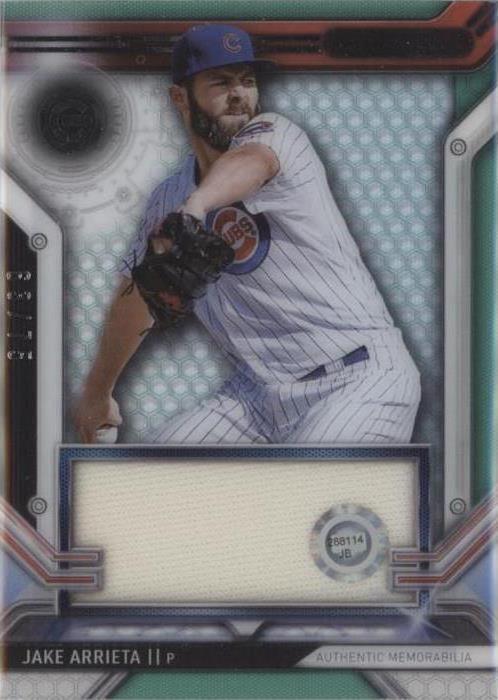 2016 Topps Strata - Clearly Authentic Relics Jake Arrieta #CAR-JAR ...