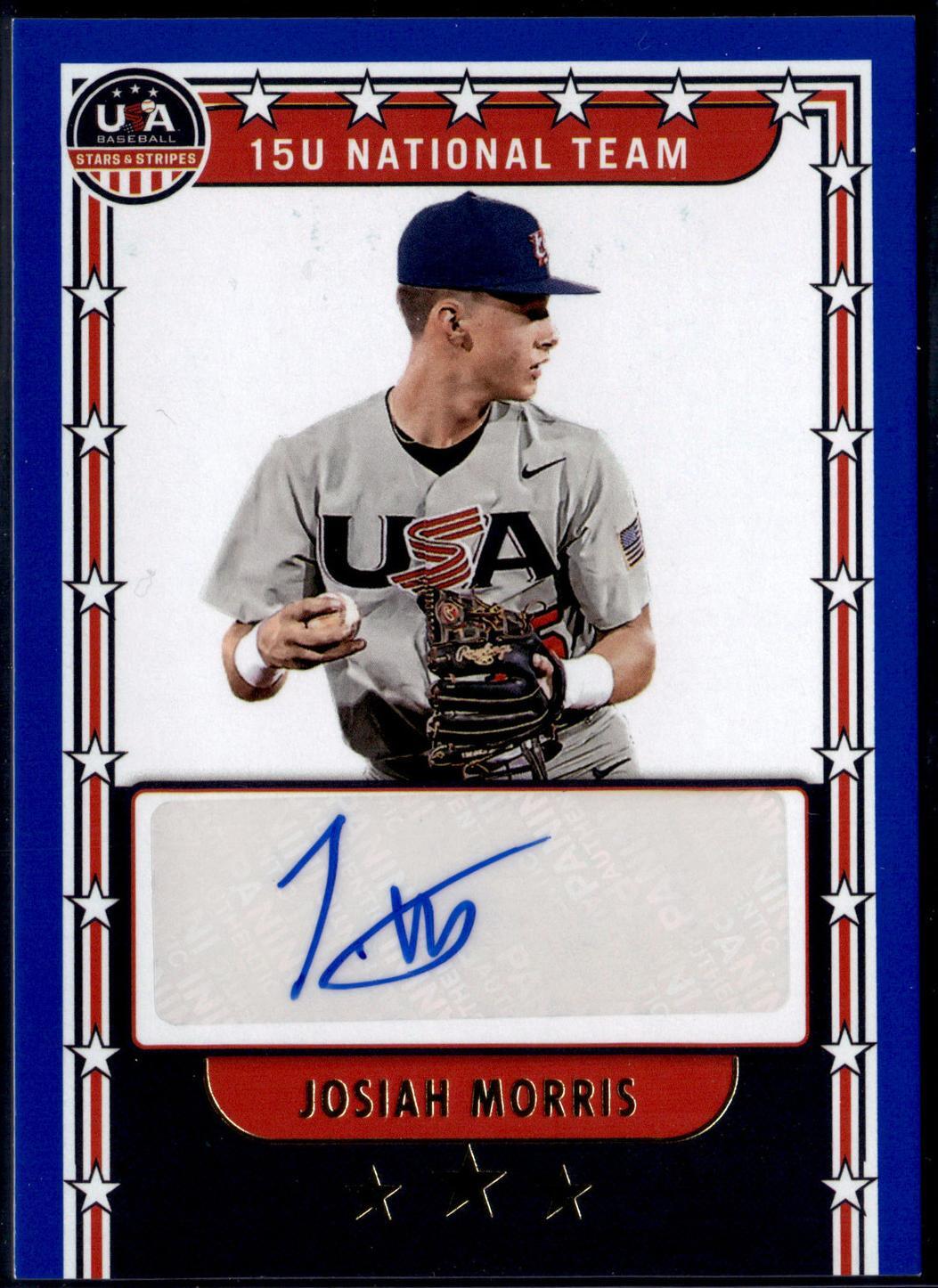 2024 Panini Stars and Stripes - 15u National Team Signatures Josiah ...