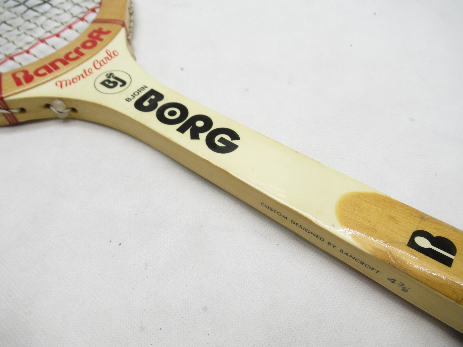 BANCROFT BJORN BORG "MONTE CARLO" TENNIS RACQUET (4 3/8) LONG TERM ...
