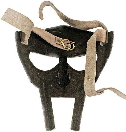 MF Doom Gladiator Mask Mad-villain 18g Mild Steel Face Armour Medieval ...