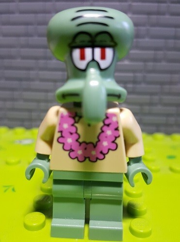 Lego Minifigure BOB035 Squidward From set 3818 Bikini Bottom Undersea ...