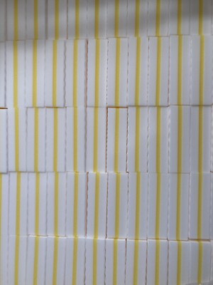 80 PACK YELLOW Magic Melamine Sandwich Sponge Eraser Heavy Duty Extra ...