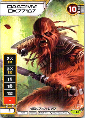 Star Wars Destiny Promo Full Art Card #41 Wookie Warrior | eBay