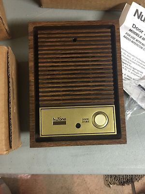 Nutone IS-67D Woodgrain Intercom Door speaker lighted pushbutton IM ...