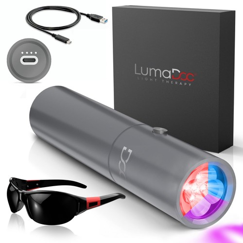 FSA HSA Approved Red Light Therapy Torch with Blue and Near Infrared ...