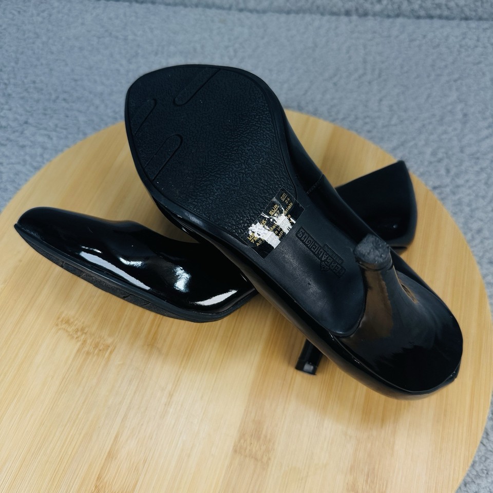 Fergalicious Fergie Womens Black Stiletto Heels Size 7M Patent Pumps | eBay