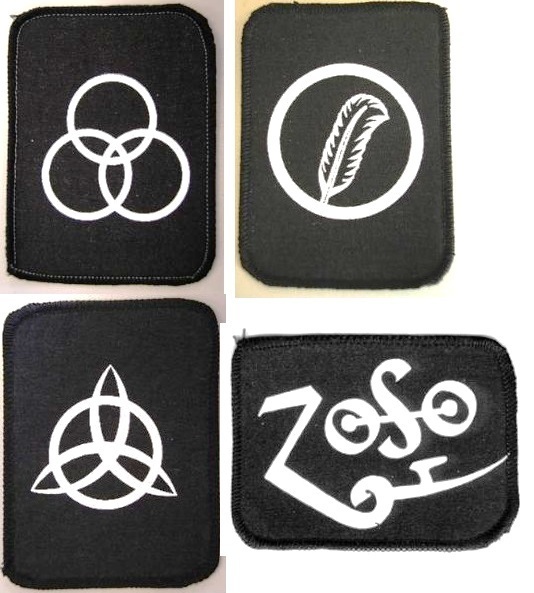 Led Zeppelin Symbols Led Zeppelin Rock Symbols Circles John Bonham