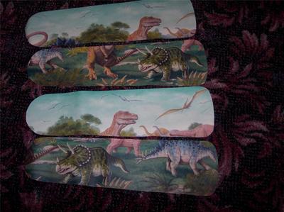 CUSTOM~ PREHISTORIC DINOSAUR CEILING FAN T-REX DINO AND MORE | eBay