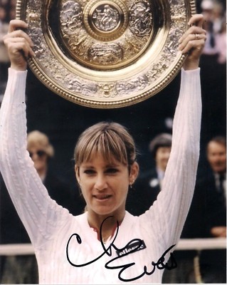 CHRIS EVERT TENNIS AUTOGRAPHED SIGNED 8X10 PHOTO #2 W/COA | eBay