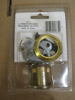 Replacement Rim Lock Cylinder with 2 Keys, Parker 05375 Solid Brass | eBay
