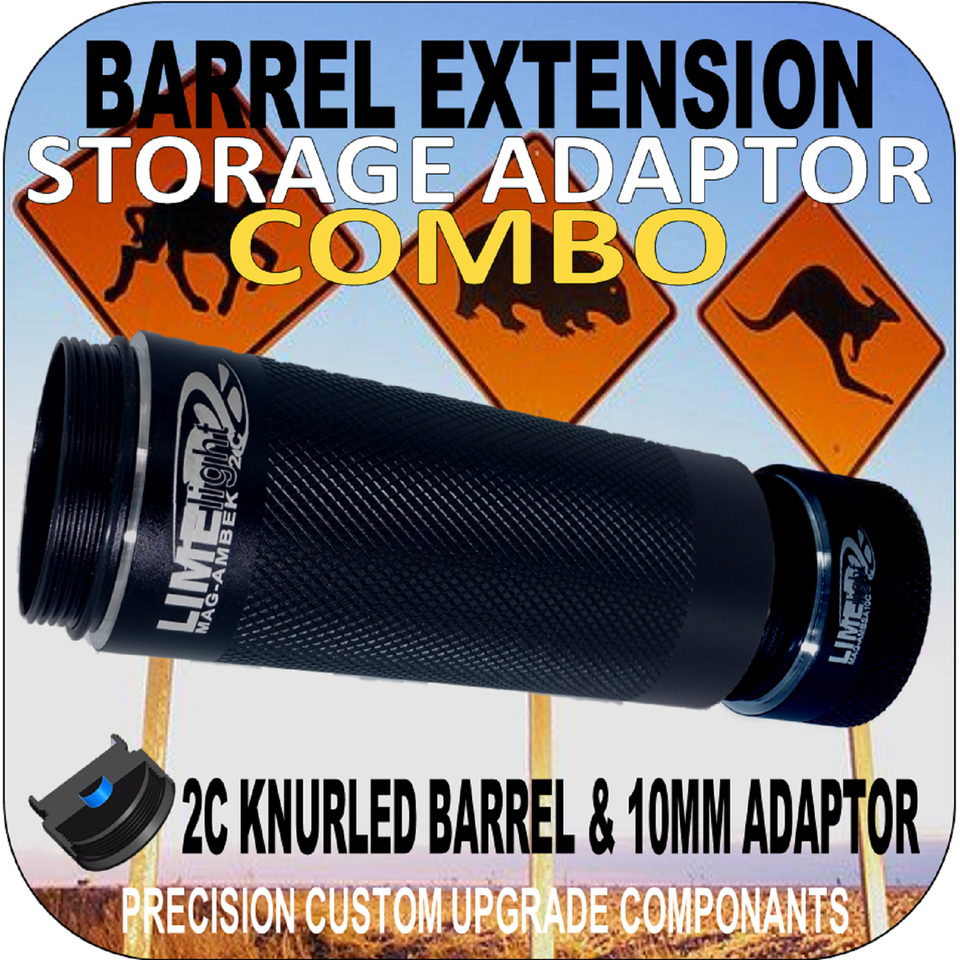 MAGLITE UPGRADE CONVERSION C/D BARREL EXTENSION BODY TUBE 2-6 CELL ...