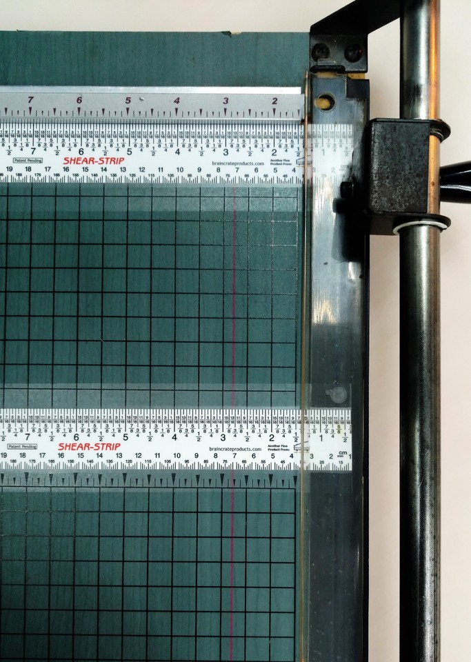 GLR ShearStrip Adhesive Ruler Sticker Stick On Paper Cutter Guillotine ...