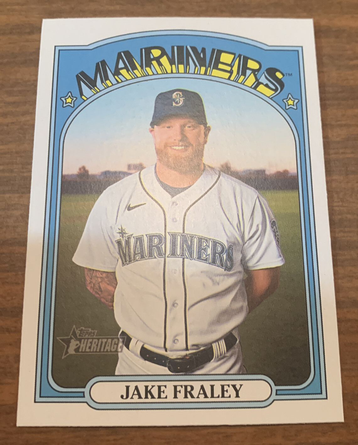 2021 Topps Heritage High Number Base #625 Jake Fraley - Seattle ...