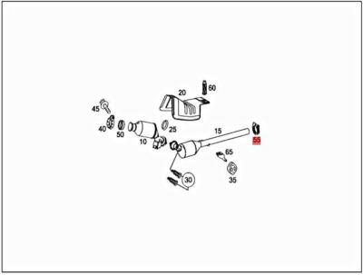 Genuine MERCEDES W639 Pipe clamp f exhaust sys. 6394900041 | eBay