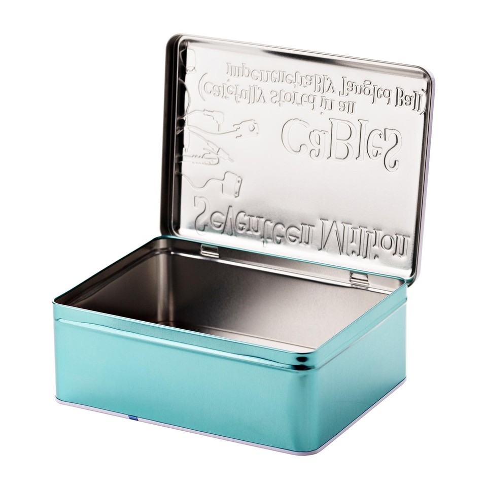 The Bright Side Storage Tin Fun Gift - Charger Cables | eBay