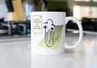 FUNNY GIFT FOR WOMEN, MEN CLIPPY PAPERCLIP GUY MUG CUTE OFFICE EXCEL ...
