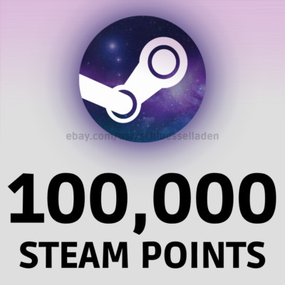 100000 STEAM POINTS 100k | Steam Points Store Currency | Profile Awards ...