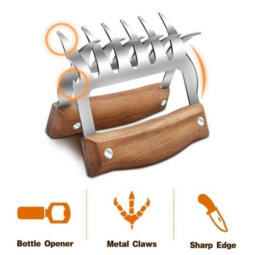 Turkey Chicken Claws Meat Splitter Bear Claws Barbecue Fork BBQ Meat ...