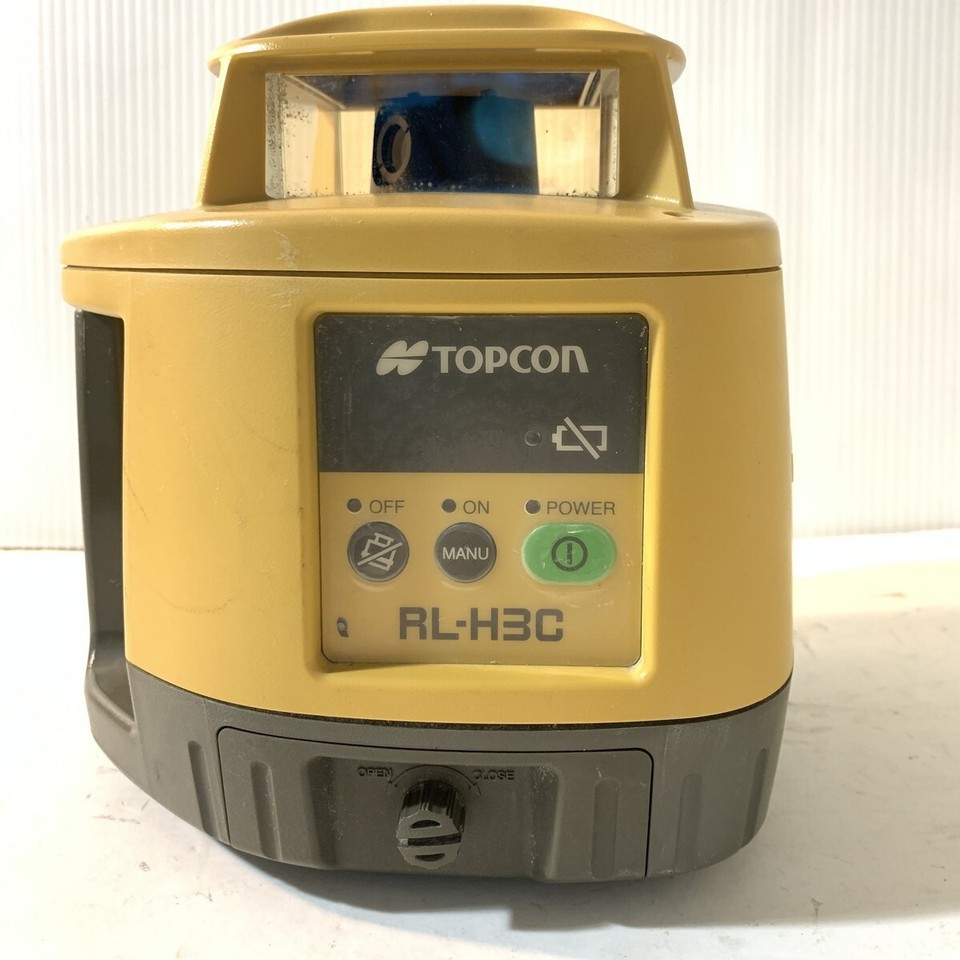 Topcon RL-H3C Rotating Rotary Laser Level Sensor W/Case, Receiver LS ...