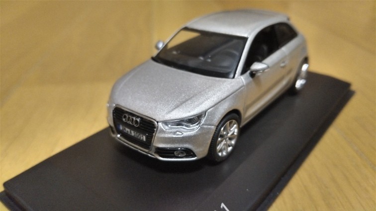AUDI Audi custom made genuine color A1 ice silver 1/43 rare | eBay