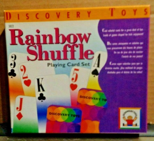 Discovery Toys Rainbow Shuffle playing card Game COMPLETE SET ...