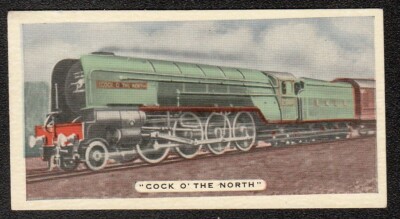 Railroad: 1935 Train Card The LNER No.2001 Cock o' the North | eBay