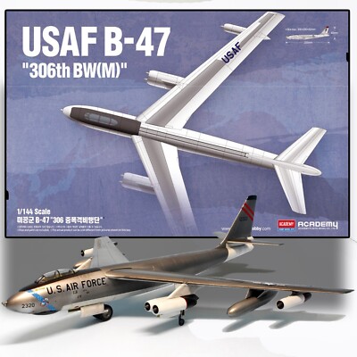 ACADEMY 12618 1/144 BOEING USAF B-47 STRATOJET "306TH BOMBER WING ...