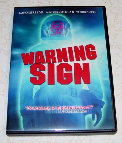 Warning Sign (DVD, 2006) * LIKE NEW * USA Region 1 Widescreen VERY RARE ...