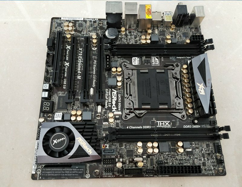FOR ASRock Motherboard X79 Extreme4-M Mainboard LGA2011 DDR3 ATX 90% ...