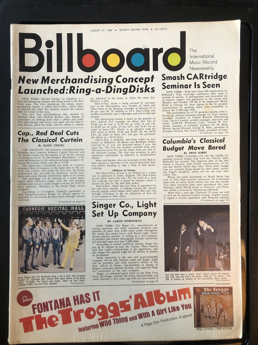 Billboard Magazine Layout