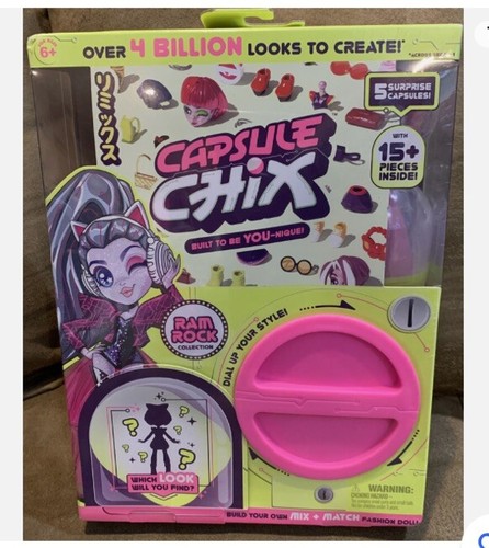 CAPSULE CHIX MIX & MATCH FASHION DOLL BUILT TO BE YOU-NIQUE RAM ROCK ...