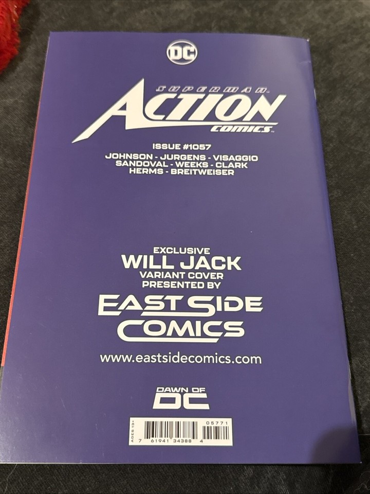 ACTION COMICS #1057 Will Jack Variant Cover New | eBay