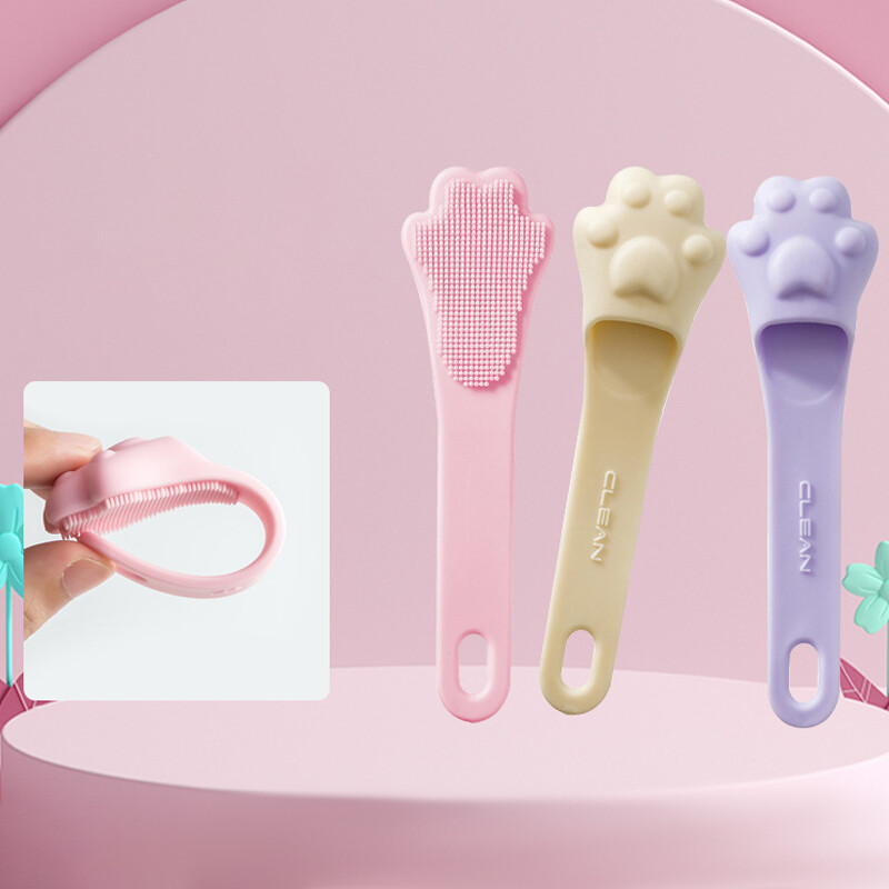 Silicon Brush Nose Face Pore Clean Blackhead Cleanser Scrub Finger ...