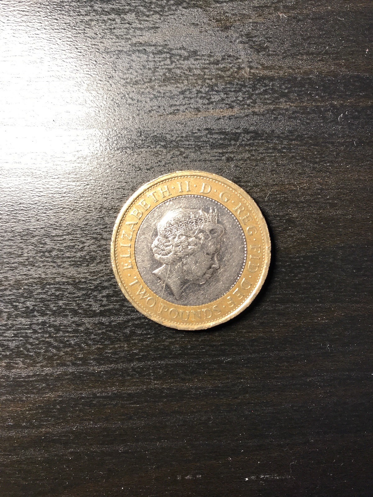 1807 Abolition Of Slavery 2 Pound Coin Misprint 2007 edge printing ...