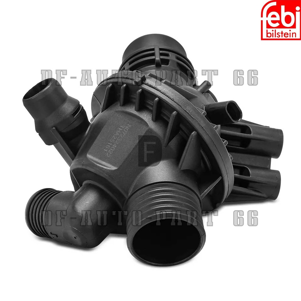 OEM FEBI Engine coolant thermostat housing 11537586783 For 10-12 BMW ...