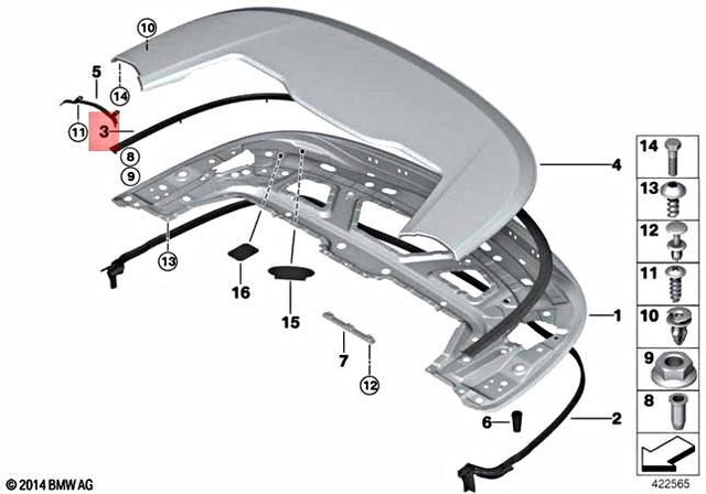 モーター BMW Genuine Convertible Top Motor For Convertible Top Locks Z4 2 ...