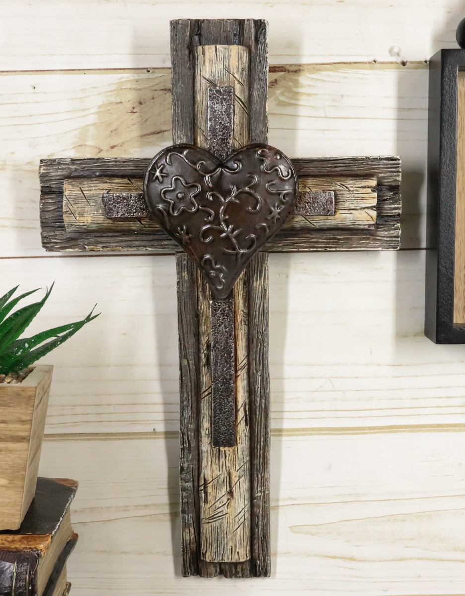 Decorative Crosses For The Western Wall Multidimensional Rust Hammered