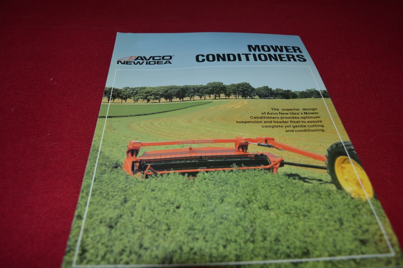New Idea 507 509 Haybine Mower Conditioner Dealer's Brochure YABE20 | eBay