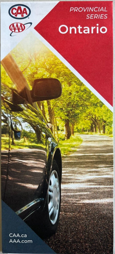 New AAA ONTARIO Canada ROAD MAP CAA Provincial Highway TORONTO Latest ...