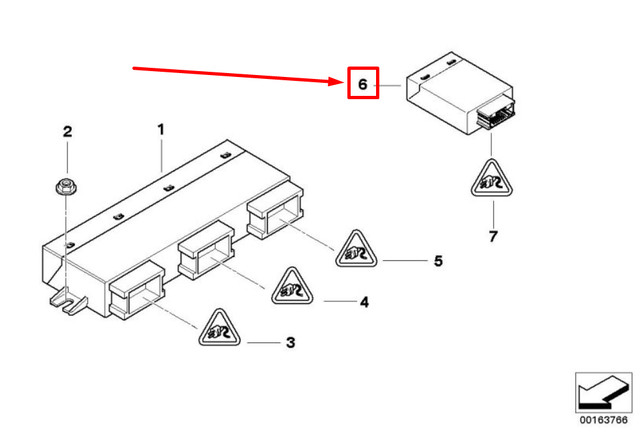 2008 BMW X5 4.8l Trailer Towing Module 71606850497 for sale online | eBay
