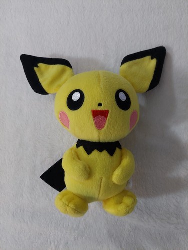 Pokémon Pichu Plush by Tomy (Nintendo/Game Freak 2016) Missing Tag Toy ...