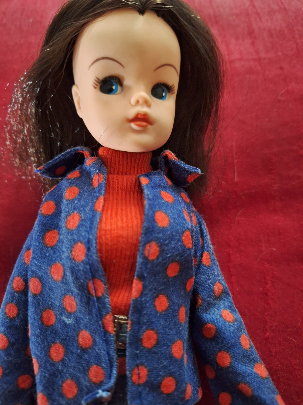 Vintage Sindy Doll Wearing Original Walking Sindy Outfit Ebay