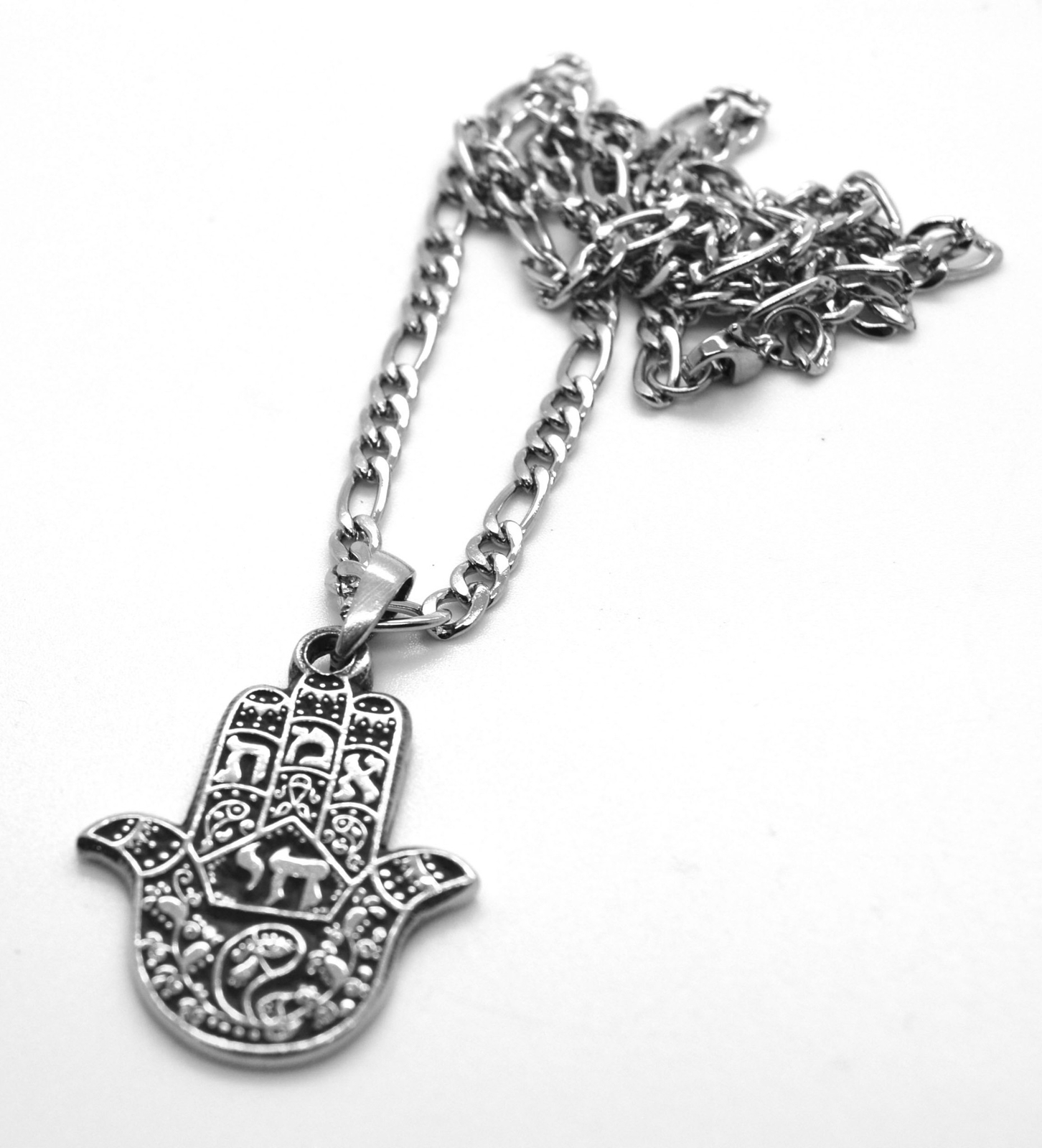 Hamsa Hand of Healing amulet Hebrew Chai Truth good Luck protection 20 ...