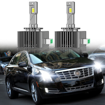 D3S D3R LED Headlight Kit Bulbs 180W 38000LM 6000K HID Replace ...