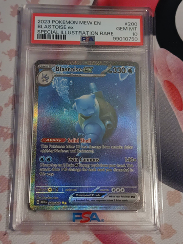 PSA 10 Blastoise ex 200/165 Pokemon S&V 151 Special Illustration Rare ...