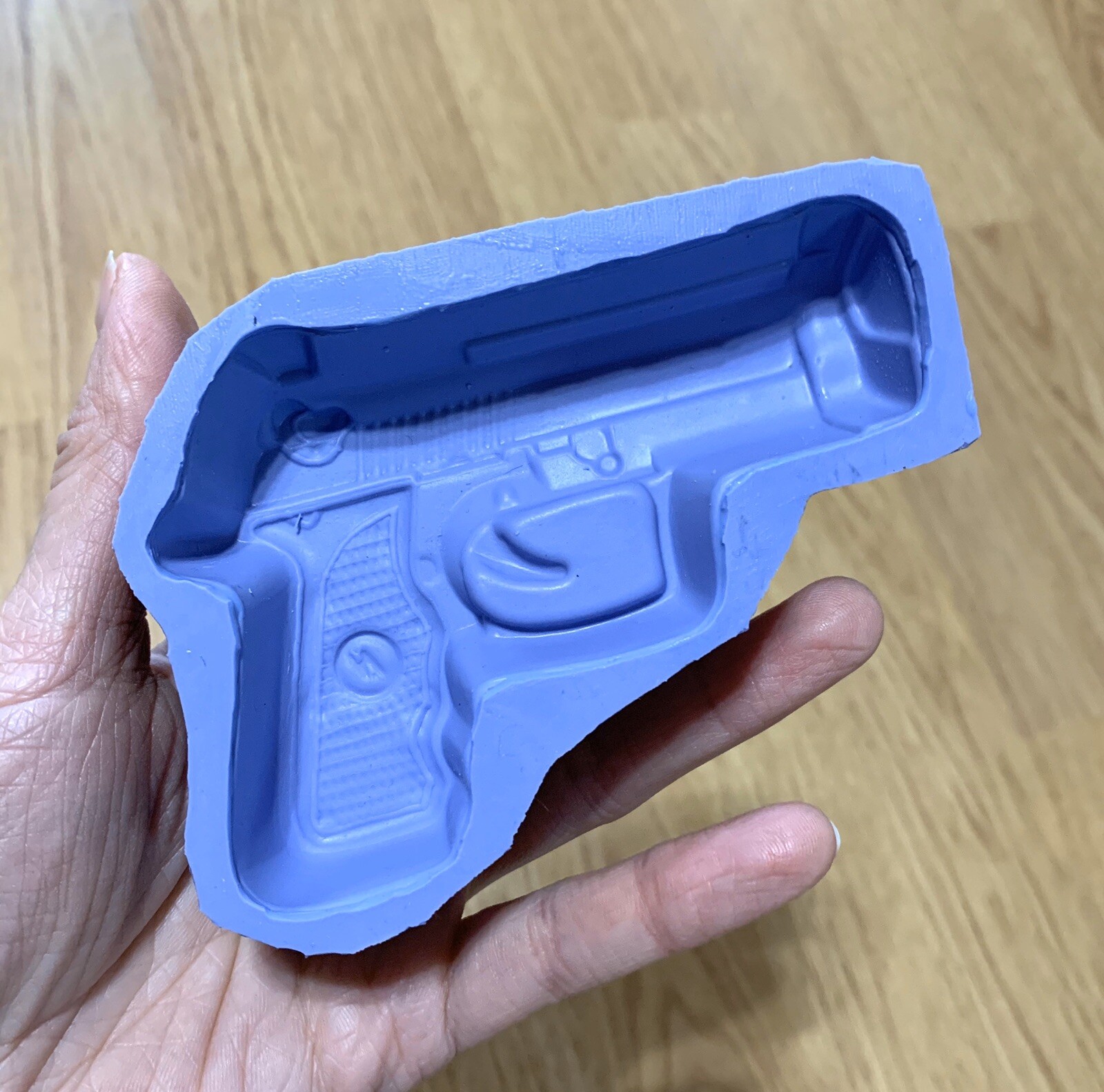 Silicone gun mold handgun Soap candle lotion bar mould heavy duty ...