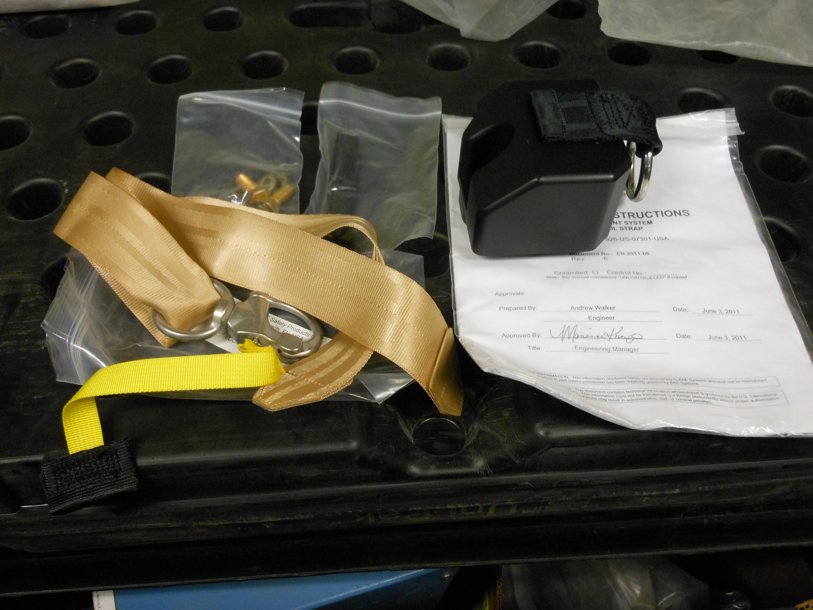 Military Gunner Restraint System Improved Tail Strap BAE Systems MRAP ...